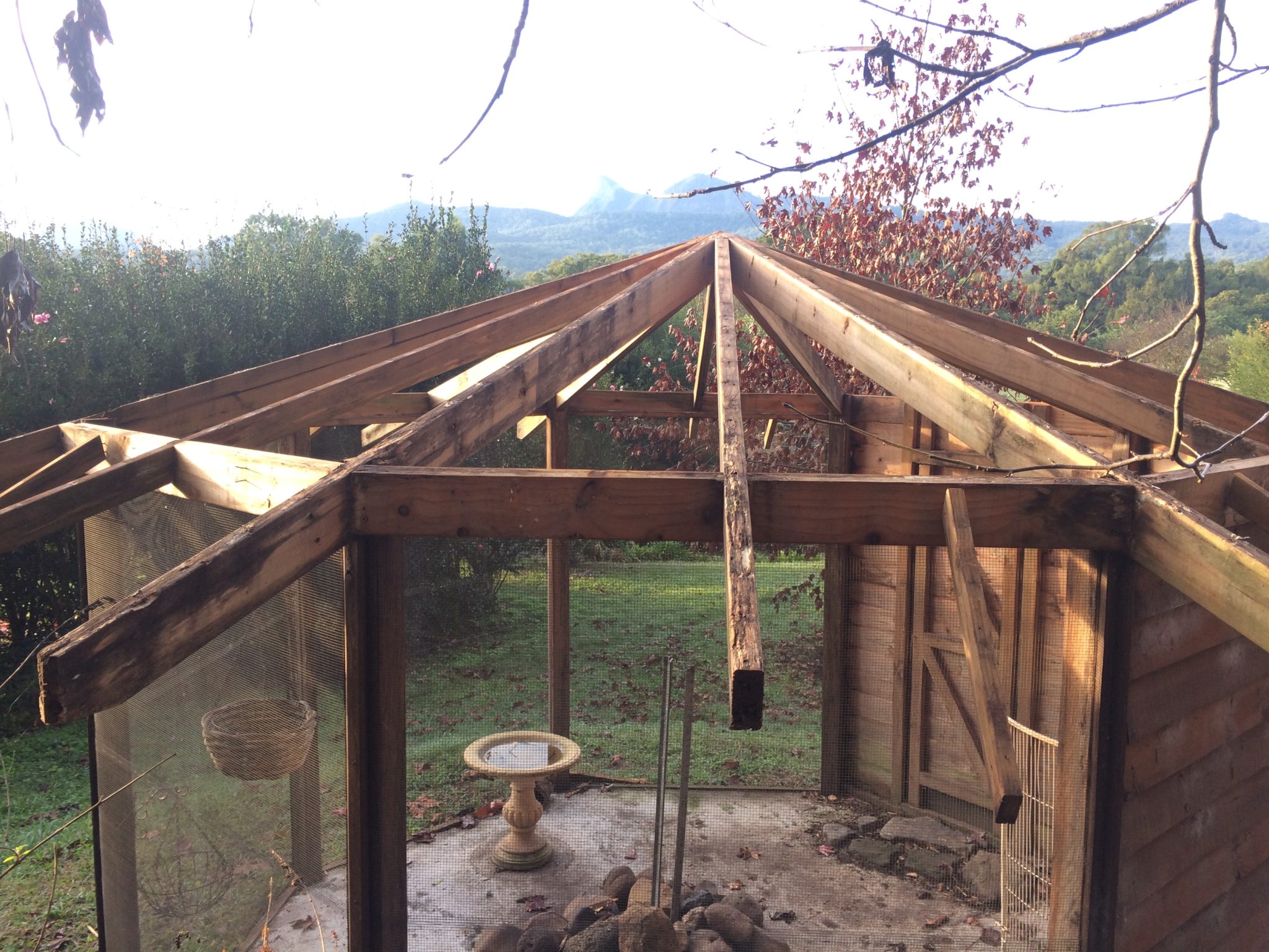 New Roof for Dove Aviary! | Garden of Light